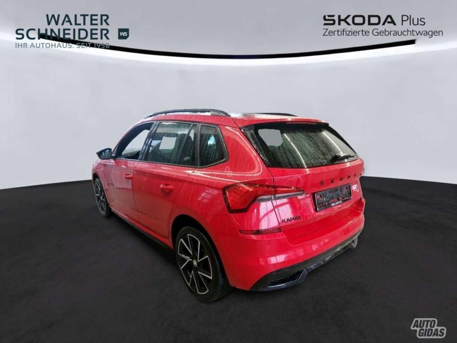 Red Skoda KAMIQ 2020 in Kaunas, with an engine capacity of 1.50 L and mileage of 65 thousand km for 24788 €, photo 4 on AUTOMOTO.COM.LV