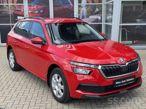 Red Skoda KAMIQ 2021 in Valmiera, with an engine capacity of 1.00 L and mileage of 44 thousand km for 16200 €, photo  on AUTOMOTO.COM.LV