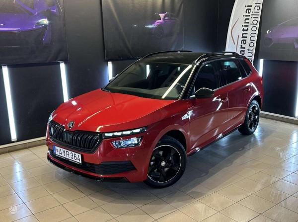 Red Skoda KAMIQ 2022 in Vilnius, with an engine capacity of 1.50 L and mileage of 70 thousand km for 22450 €, photo 1 on AUTOMOTO.COM.LV