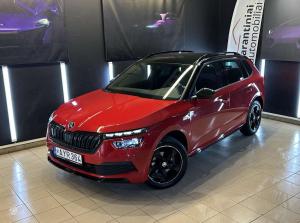 Sarkans Skoda KAMIQ 2022 Viļņa, ar dzinēja tilpumu 1.50 L un nobraukumu 70 tūkst. km par 22450 €, foto  vietnē AUTOMOTO.COM.LV