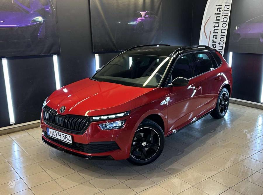Sarkans Skoda KAMIQ 2022 Viļņa, ar dzinēja tilpumu 1.50 L un nobraukumu 70 tūkst. km par 22450 €, foto 1 vietnē AUTOMOTO.COM.LV