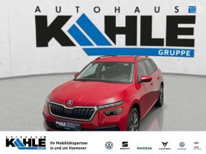 Sarkans Skoda KAMIQ 2023 Kauņa, ar dzinēja tilpumu 1.00 L un nobraukumu 19 tūkst. km par 25876 €, foto  vietnē AUTOMOTO.COM.LV