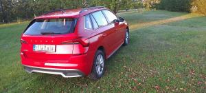 Red Skoda KAMIQ 2023 in Vilnius, with an engine capacity of 1.00 L and mileage of 11 thousand km for 17500 €, photo 6 on AUTOMOTO.COM.LV