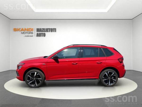 Red Skoda KAMIQ 2024 in Riga, with an engine capacity of 1.50 L and mileage of 29 thousand km for 25990 €, photo 3 on AUTOMOTO.COM.LV