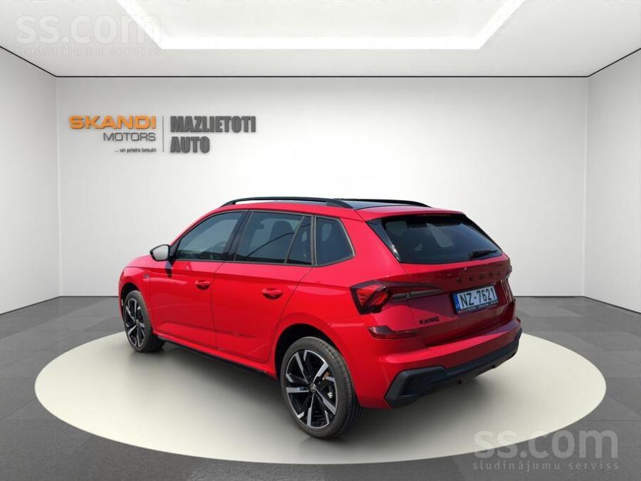 Red Skoda KAMIQ 2024 in Riga, with an engine capacity of 1.50 L and mileage of 29 thousand km for 25990 €, photo 5 on AUTOMOTO.COM.LV