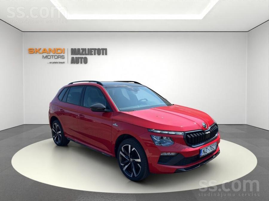 Red Skoda KAMIQ 2024 in Riga, with an engine capacity of 1.50 L and mileage of 29 thousand km for 25990 €, photo 9 on AUTOMOTO.COM.LV