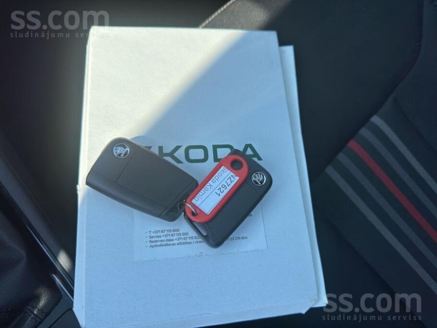 Red Skoda KAMIQ 2024 in Riga, with an engine capacity of 1.50 L and mileage of 29 thousand km for 25990 €, photo 20 on AUTOMOTO.COM.LV
