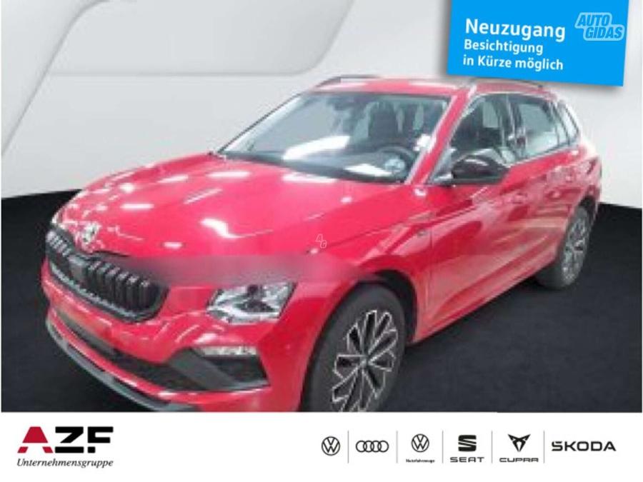 Sarkans Skoda KAMIQ 2025 Kauņa, ar dzinēja tilpumu 1.50 L un nobraukumu 26 tūkst. km par 29962 €, foto 1 vietnē AUTOMOTO.COM.LV