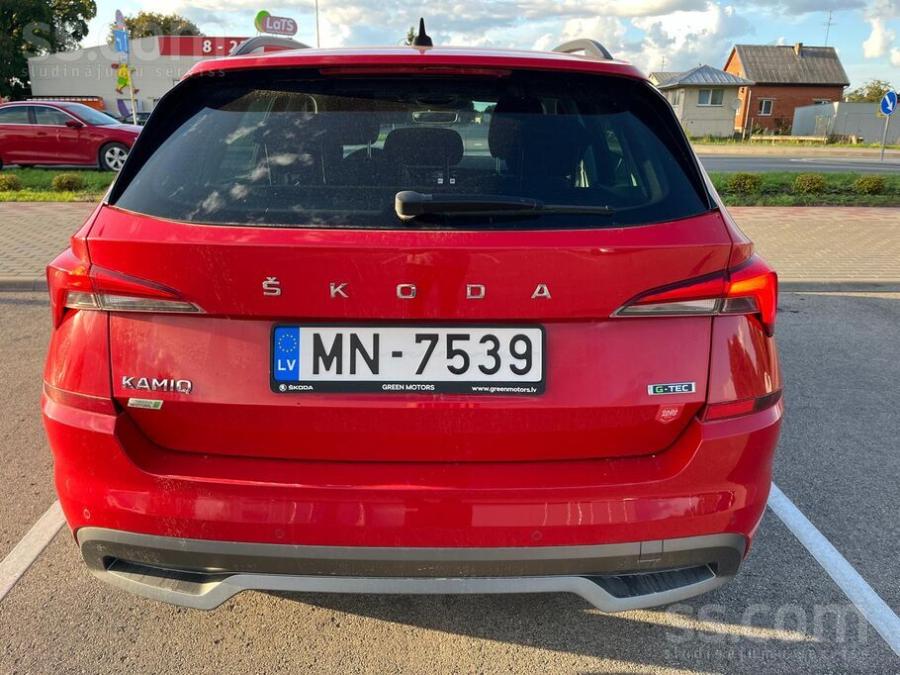 Sarkans Skoda KAMIQ 2020 Aizkraukle, ar dzinēja tilpumu 1.00 L un nobraukumu 57 tūkst. km par 12000 €, foto 3 vietnē AUTOMOTO.COM.LV