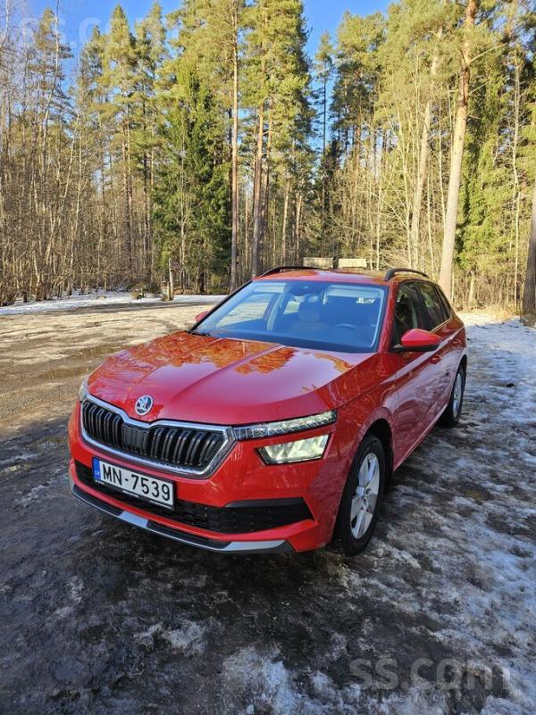 Красный Шкода KAMIQ 2020 в Рига, объемом двигателя 1.00 л и пробегом 57 тыс. км за 13950 €, фото 1 на AUTOMOTO.COM.LV