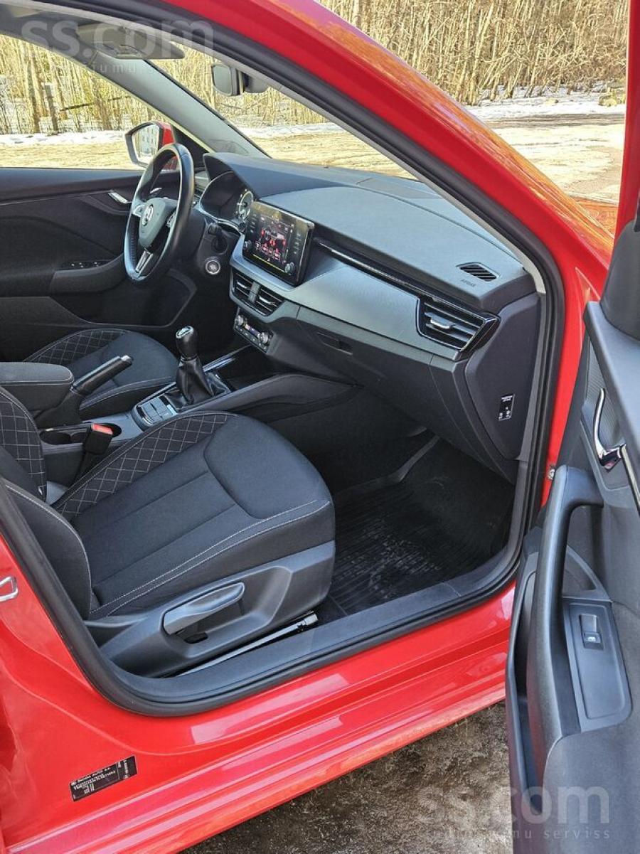 Sarkans Skoda KAMIQ 2020 Rīga, ar dzinēja tilpumu 1.00 L un nobraukumu 57 tūkst. km par 13950 €, foto 9 vietnē AUTOMOTO.COM.LV
