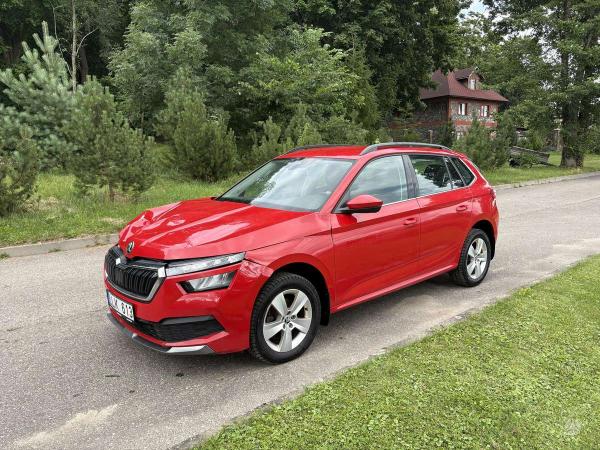 Sarkans Skoda KAMIQ 2020 Raseiniai, ar dzinēja tilpumu 1.60 L un nobraukumu 66 tūkst. km par 6900 €, foto 1 vietnē AUTOMOTO.COM.LV
