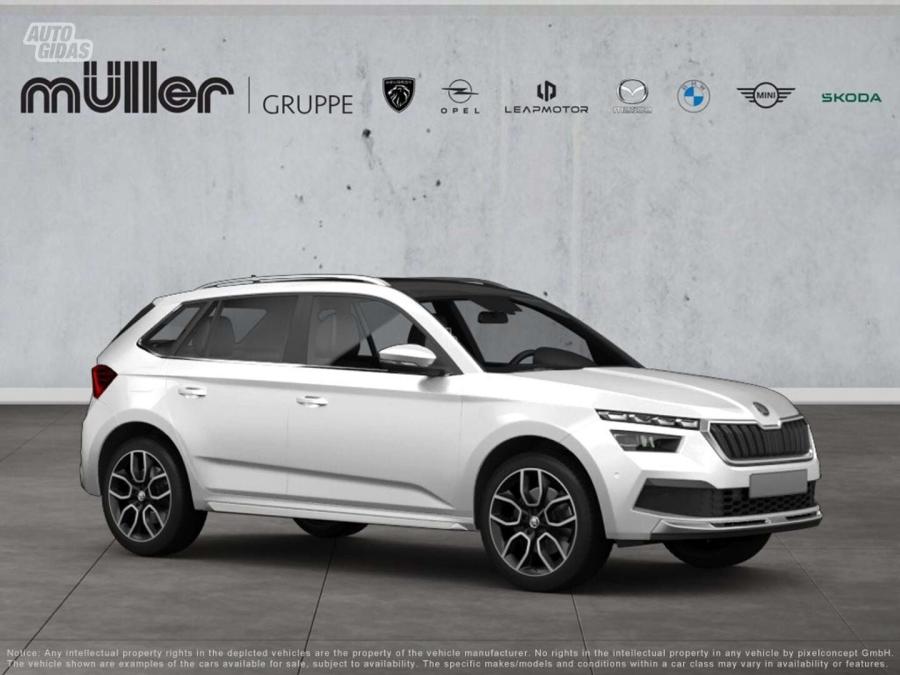 White Skoda KAMIQ 2021 in Kaunas, with an engine capacity of 1.50 L and mileage of 53 thousand km for 24473 €, photo 7 on AUTOMOTO.COM.LV