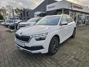 White Skoda KAMIQ 2021 in Kaunas, with an engine capacity of 1.50 L and mileage of 49 thousand km for 26417 €, photo  on AUTOMOTO.COM.LV