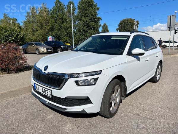 Balts Skoda KAMIQ 2021 Liepāja, ar dzinēja tilpumu 1.50 L un nobraukumu 78 tūkst. km par 17900 €, foto 1 vietnē AUTOMOTO.COM.LV