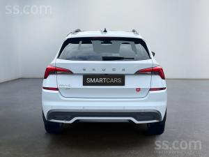 White Skoda KAMIQ 2021 in Riga, with an engine capacity of 1.00 L and mileage of 103 thousand km for 13720 €, photo 5 on AUTOMOTO.COM.LV