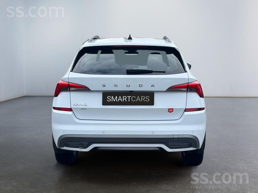 White Skoda KAMIQ 2021 in Riga, with an engine capacity of 1.00 L and mileage of 103 thousand km for 13720 €, photo 5 on AUTOMOTO.COM.LV
