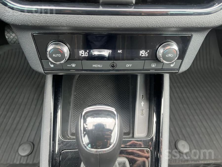 White Skoda KAMIQ 2021 in Riga, with an engine capacity of 1.00 L and mileage of 103 thousand km for 13720 €, photo 17 on AUTOMOTO.COM.LV
