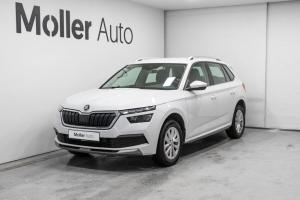 White Skoda KAMIQ 2023 in Vilnius, with an engine capacity of 1.00 L and mileage of 61 thousand km for 18600 €, photo  on AUTOMOTO.COM.LV
