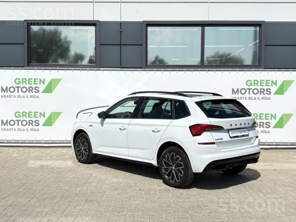 White Skoda KAMIQ 2023 in Riga, with an engine capacity of 1.50 L and mileage of 76 thousand km for 22500 €, photo 3 on AUTOMOTO.COM.LV