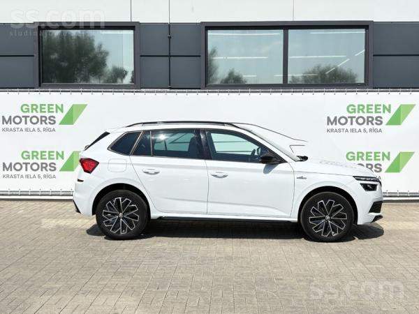 White Skoda KAMIQ 2023 in Riga, with an engine capacity of 1.50 L and mileage of 76 thousand km for 22500 €, photo 5 on AUTOMOTO.COM.LV