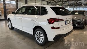 White Skoda KAMIQ 2025 in Riga, with an engine capacity of 1.00 L and mileage of 28 thousand km for 17900 €, photo 4 on AUTOMOTO.COM.LV