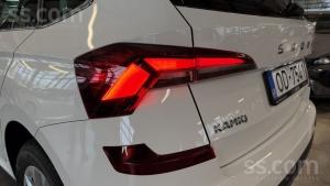 White Skoda KAMIQ 2025 in Riga, with an engine capacity of 1.00 L and mileage of 28 thousand km for 17900 €, photo 11 on AUTOMOTO.COM.LV