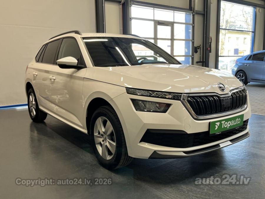 Balts Skoda KAMIQ 2021 Tallina, ar dzinēja tilpumu 1.00 L un nobraukumu 55 tūkst. km par 12900 €, foto 2 vietnē AUTOMOTO.COM.LV