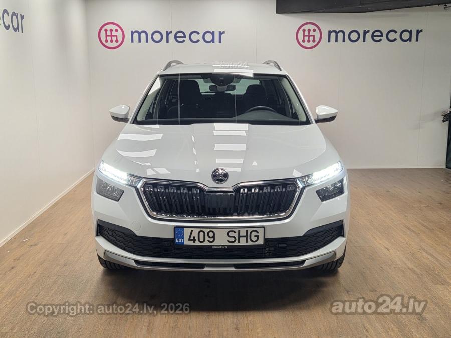 White Skoda KAMIQ 2023 in Tallinn, with an engine capacity of 1.00 L and mileage of 104 thousand km for 16400 €, photo 3 on AUTOMOTO.COM.LV