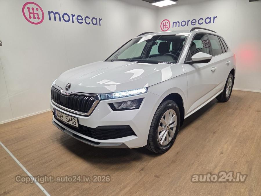White Skoda KAMIQ 2023 in Tallinn, with an engine capacity of 1.00 L and mileage of 104 thousand km for 16400 €, photo 4 on AUTOMOTO.COM.LV