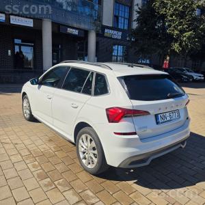 White Skoda KAMIQ 2023 in Riga, with an engine capacity of 1.00 L and mileage of 57 thousand km for 16000 €, photo 6 on AUTOMOTO.COM.LV