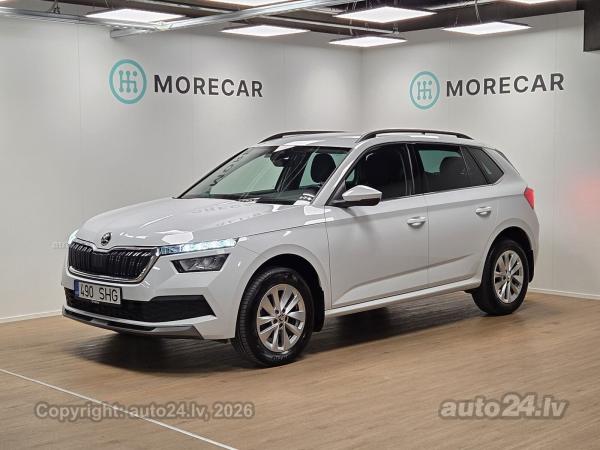 Skoda KAMIQ 2023 in Tallinn on AUTOMOTO.COM.LV White Skoda KAMIQ 2023 in Tallinn, with an engine capacity of 1.00 L and mileage of 69 thousand km for 16490 €, photo 1 on AUTOMOTO.COM.LV