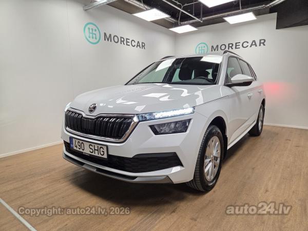 Skoda KAMIQ 2023 in Tallinn on AUTOMOTO.COM.LV White Skoda KAMIQ 2023 in Tallinn, with an engine capacity of 1.00 L and mileage of 69 thousand km for 16490 €, photo 4 on AUTOMOTO.COM.LV
