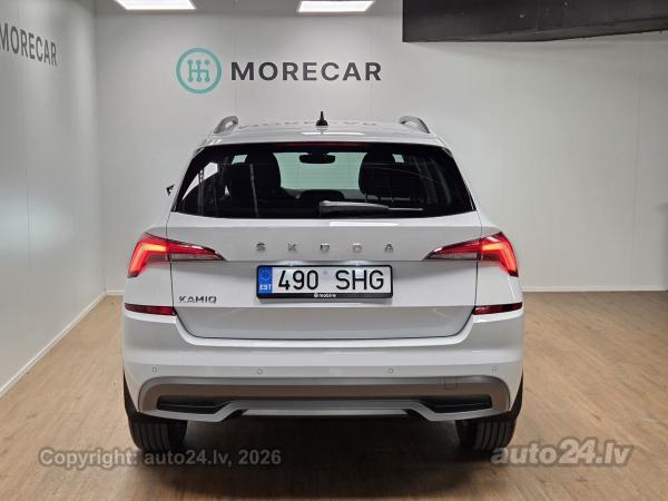 Skoda KAMIQ 2023 in Tallinn on AUTOMOTO.COM.LV White Skoda KAMIQ 2023 in Tallinn, with an engine capacity of 1.00 L and mileage of 69 thousand km for 16490 €, photo 6 on AUTOMOTO.COM.LV