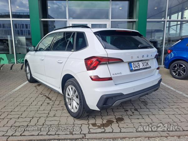 White Skoda KAMIQ 2024 in Tartu, with an engine capacity of 1.50 L and mileage of 30 thousand km for 26900 €, photo 2 on AUTOMOTO.COM.LV
