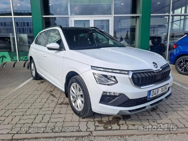 Balts Skoda KAMIQ 2024 Tartu, ar dzinēja tilpumu 1.50 L un nobraukumu 30 tūkst. km par 26900 €, foto 1 vietnē AUTOMOTO.COM.LV