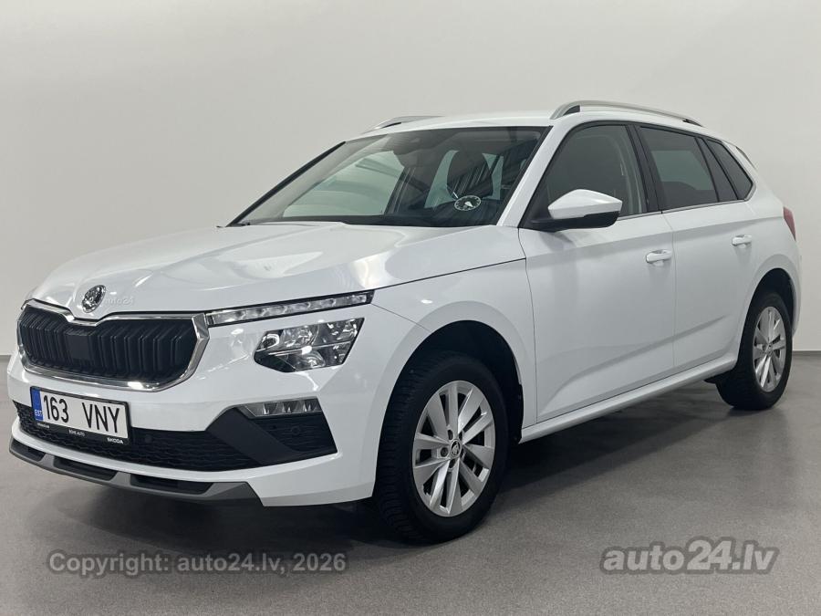 White Skoda KAMIQ 2024 in Tallinn, with an engine capacity of 1.00 L and mileage of 30 thousand km for 18990 €, photo 1 on AUTOMOTO.COM.LV
