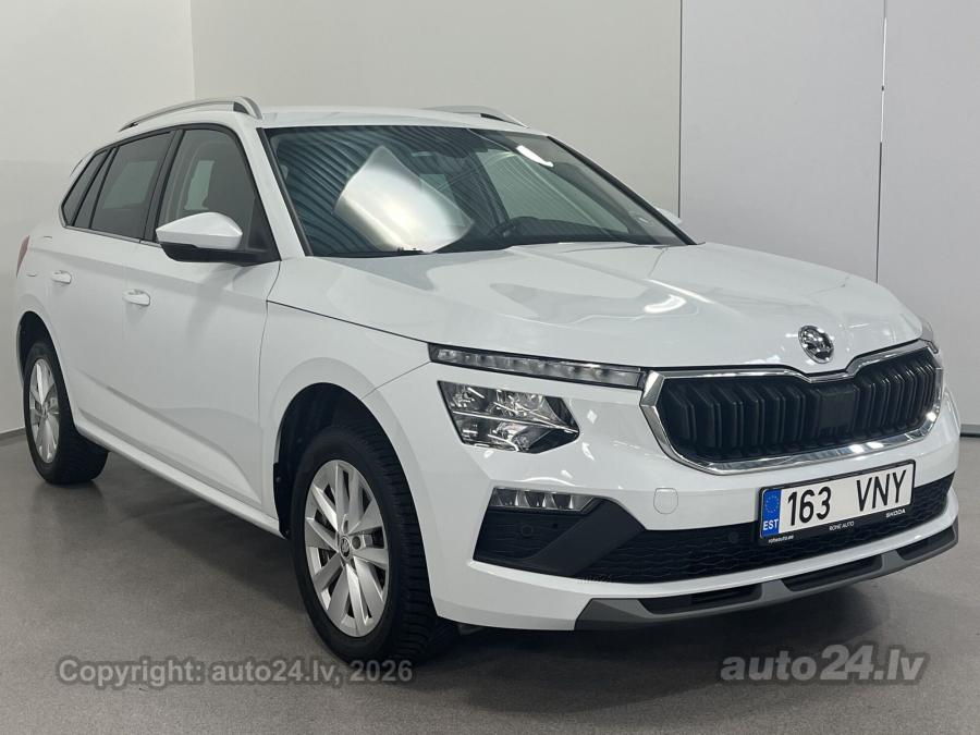 White Skoda KAMIQ 2024 in Tallinn, with an engine capacity of 1.00 L and mileage of 30 thousand km for 18990 €, photo 4 on AUTOMOTO.COM.LV
