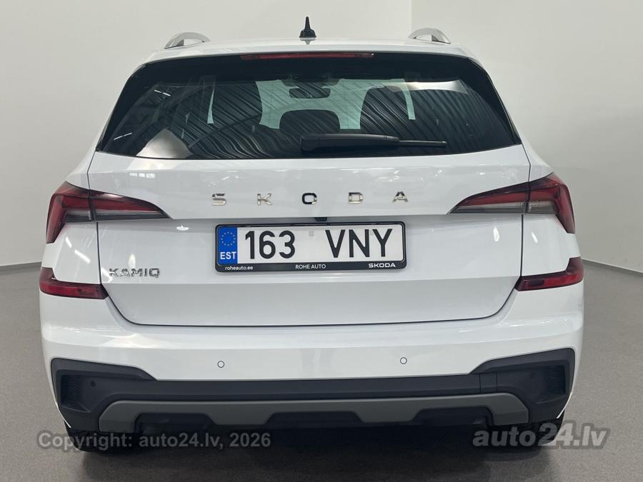 White Skoda KAMIQ 2024 in Tallinn, with an engine capacity of 1.00 L and mileage of 30 thousand km for 18990 €, photo 5 on AUTOMOTO.COM.LV