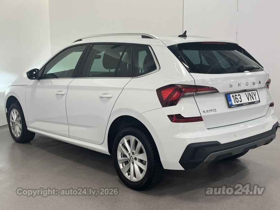 White Skoda KAMIQ 2024 in Tallinn, with an engine capacity of 1.00 L and mileage of 30 thousand km for 18990 €, photo 6 on AUTOMOTO.COM.LV