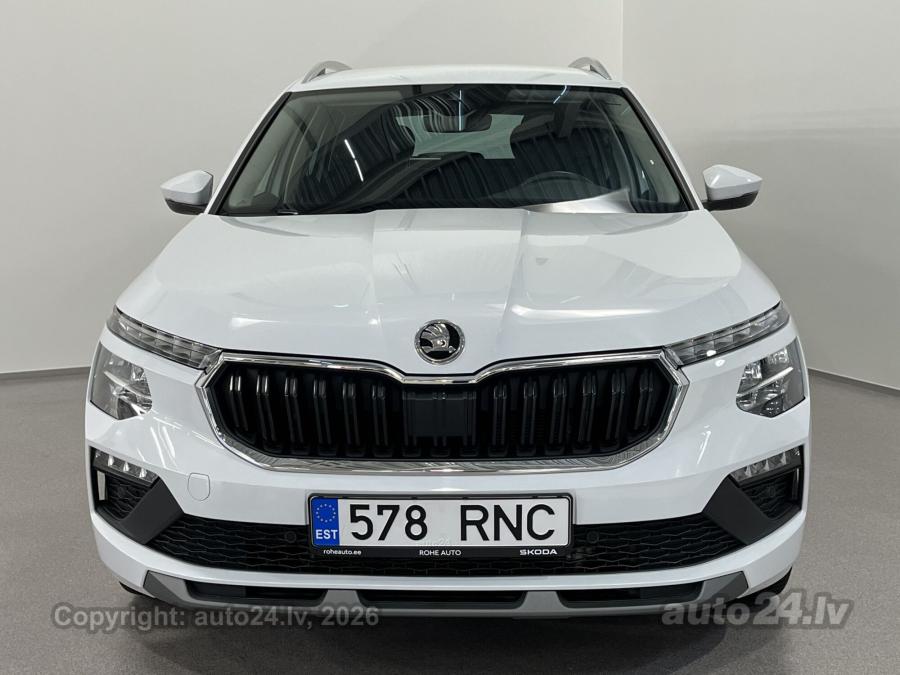 White Skoda KAMIQ 2024 in Tallinn, with an engine capacity of 1.00 L and mileage of 27 thousand km for 18990 €, photo 3 on AUTOMOTO.COM.LV