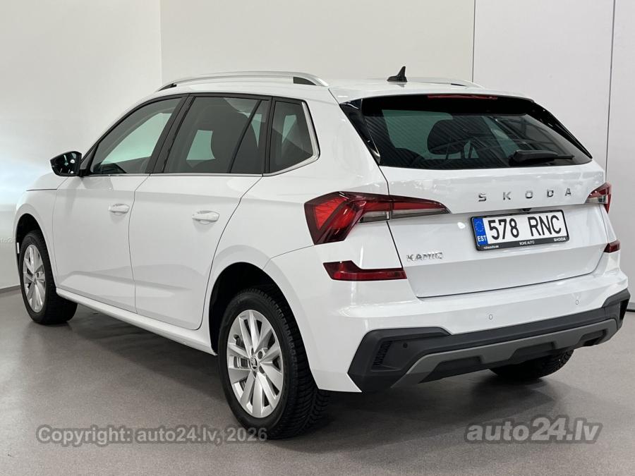White Skoda KAMIQ 2024 in Tallinn, with an engine capacity of 1.00 L and mileage of 27 thousand km for 18990 €, photo 6 on AUTOMOTO.COM.LV