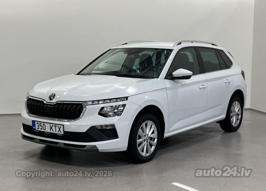 Balts Skoda KAMIQ 2024 Tallina, ar dzinēja tilpumu 1.00 L un nobraukumu 28 tūkst. km par 18990 €, foto 1 vietnē AUTOMOTO.COM.LV
