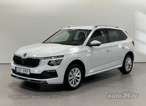 White Skoda KAMIQ 2024 in Tallinn, with an engine capacity of 1.00 L and mileage of 28 thousand km for 18990 €, photo  on AUTOMOTO.COM.LV
