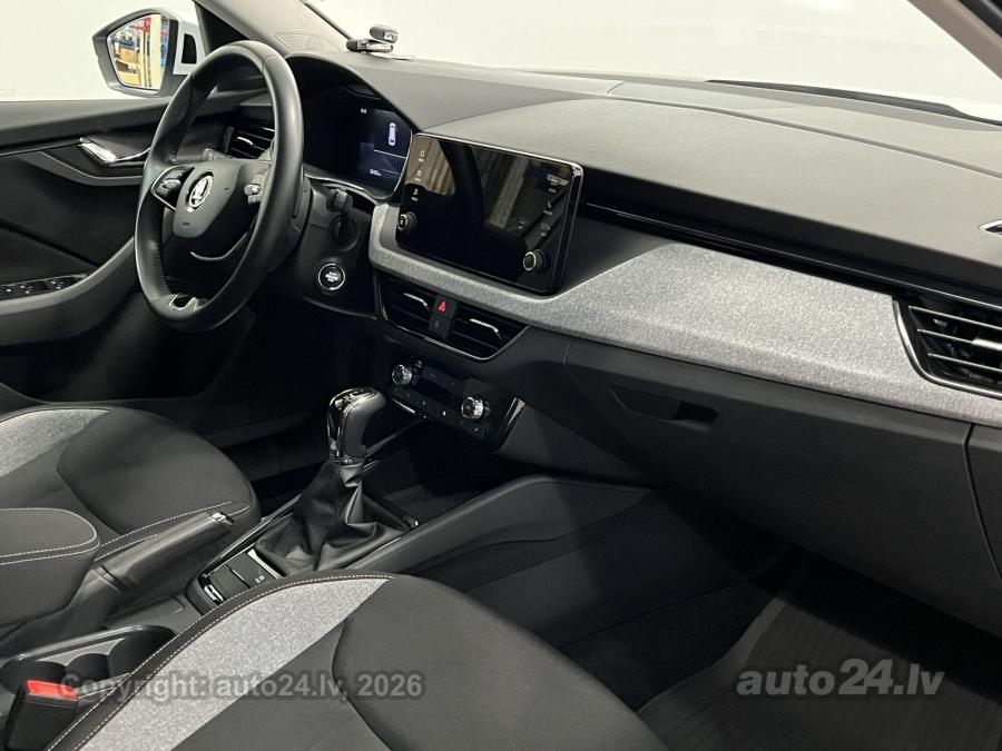White Skoda KAMIQ 2024 in Tallinn, with an engine capacity of 1.00 L and mileage of 28 thousand km for 18990 €, photo 4 on AUTOMOTO.COM.LV