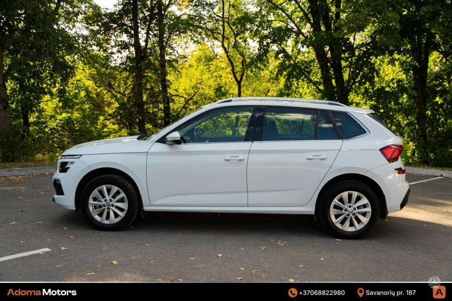 White Skoda KAMIQ 2024 in Kaunas, with an engine capacity of 1.00 L and mileage of 43 thousand km for 18990 €, photo 8 on AUTOMOTO.COM.LV