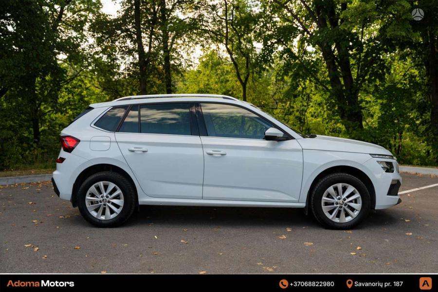 White Skoda KAMIQ 2024 in Kaunas, with an engine capacity of 1.00 L and mileage of 43 thousand km for 18990 €, photo 9 on AUTOMOTO.COM.LV