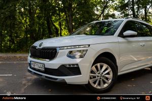 White Skoda KAMIQ 2024 in Kaunas, with an engine capacity of 1.00 L and mileage of 43 thousand km for 18990 €, photo 11 on AUTOMOTO.COM.LV