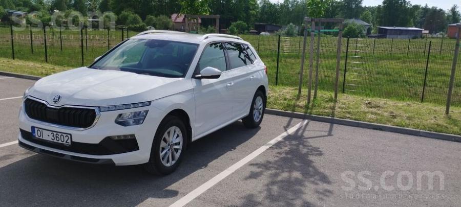 Balts Skoda KAMIQ 2025 Valmiera, ar dzinēja tilpumu 1.00 L un nobraukumu 5 tūkst. km par 22500 €, foto 4 vietnē AUTOMOTO.COM.LV
