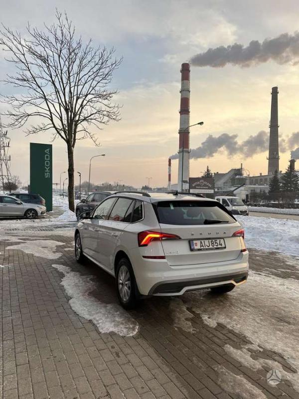 White Skoda KAMIQ 2021 in Klaipeda, with an engine capacity of 1.00 L and mileage of 57 thousand km for 15800 €, photo 7 on AUTOMOTO.COM.LV